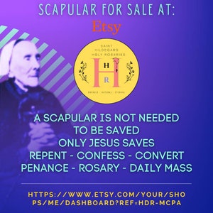 Scapular of Benediction and Protection - End Times - Three Days of ...