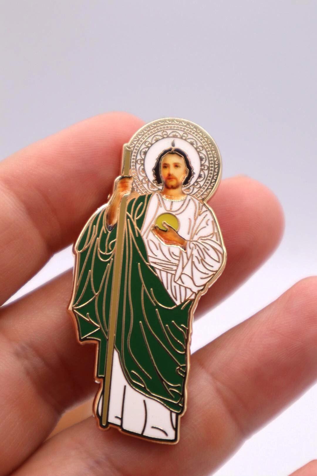 Pins - Saint Jude - Jude - Pin- Catholic - Catholic Gift - Jewelry ...