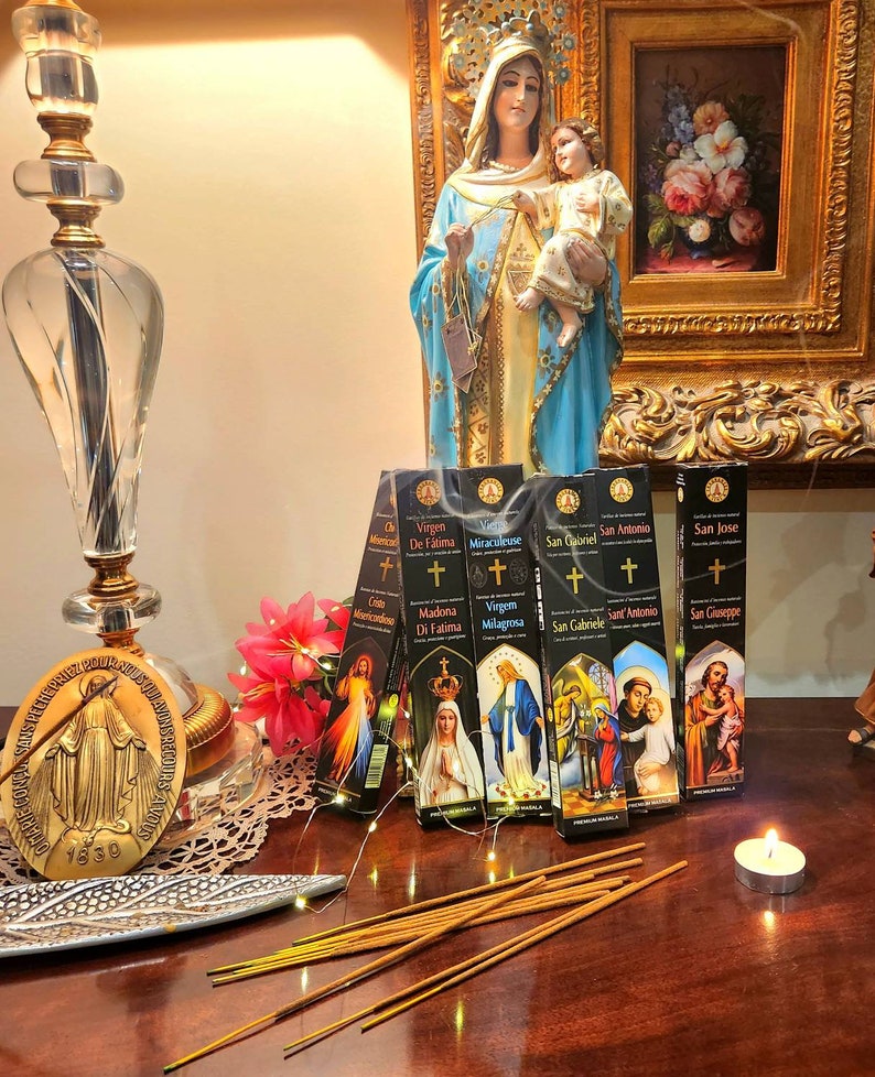 Fragances & Incense Sticks - Catholic Incese - 12PCS Altar - Fatima ...