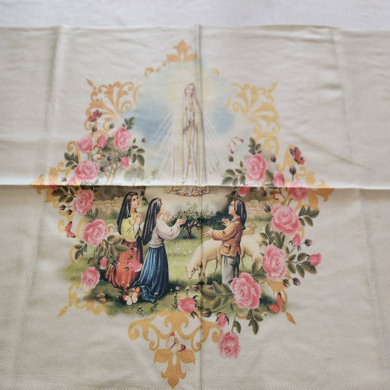 Fatima Veil Fátima Manto De Fátima Virgin Mary Veil - Etsy