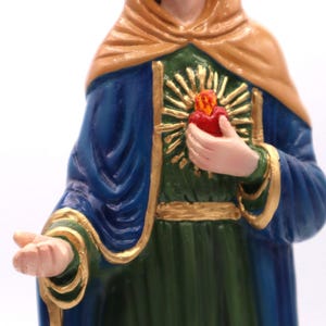 Estatua De La Virgen - Llama De Amor - Virgin Mary Statue - Catholic ...