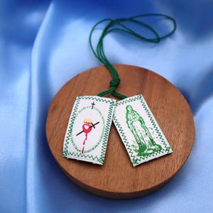 Green Scapular - Scapular - Catholic - Gift - Catholic Gift ...