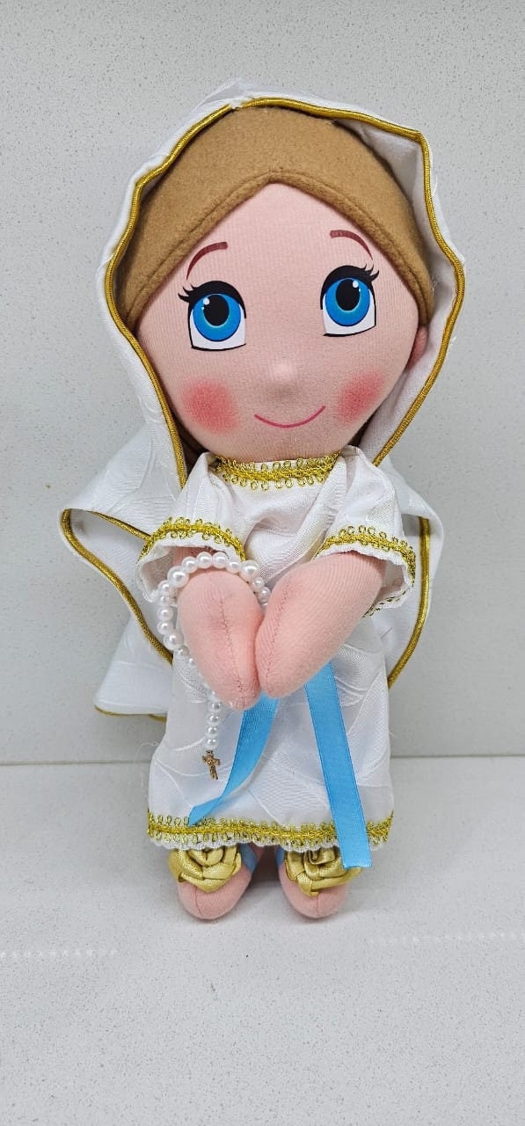 Our Lady of Lourdes Virgen Maria Virgin Mary First Communion Gift Saint ...
