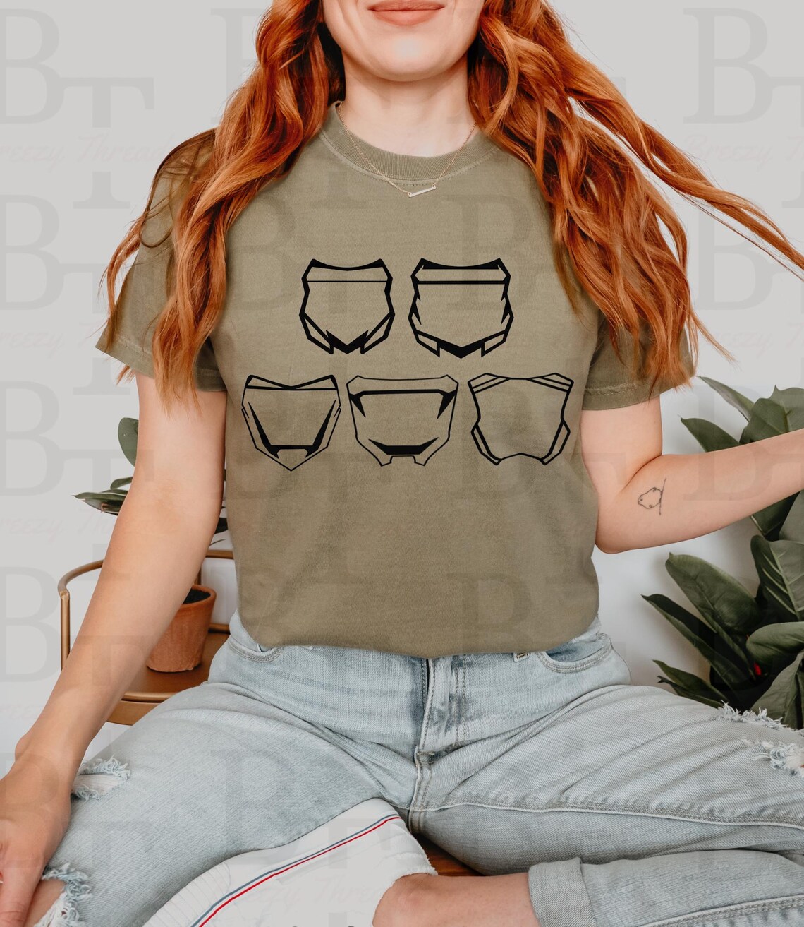 Hand-drawn Motocross Plates SVG PNG: Moto Apparel (digital Download) - Etsy