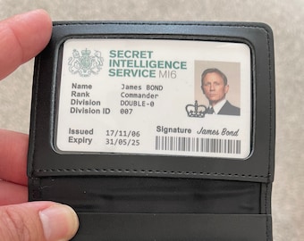Mi6 Id Card - Etsy UK