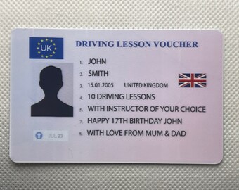 Drivers License Gift - Etsy