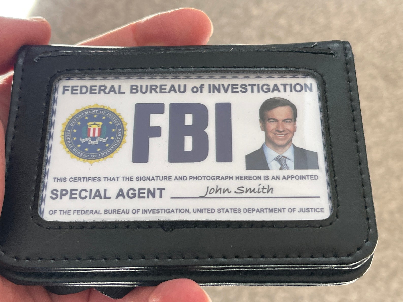 Tarjeta de identificación del FBI plástico PVC con o sin | Etsy España