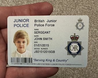 Police Id Card - Etsy UK