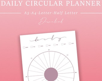 Pie Chart Planner | Etsy