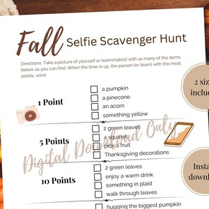 Thanksgiving Game Printable Friendsgiving Party Game Printable Fall ...