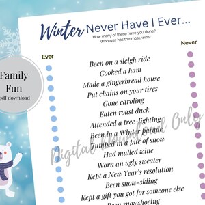 Never Have I Ever Christmas Edition - Etsy
