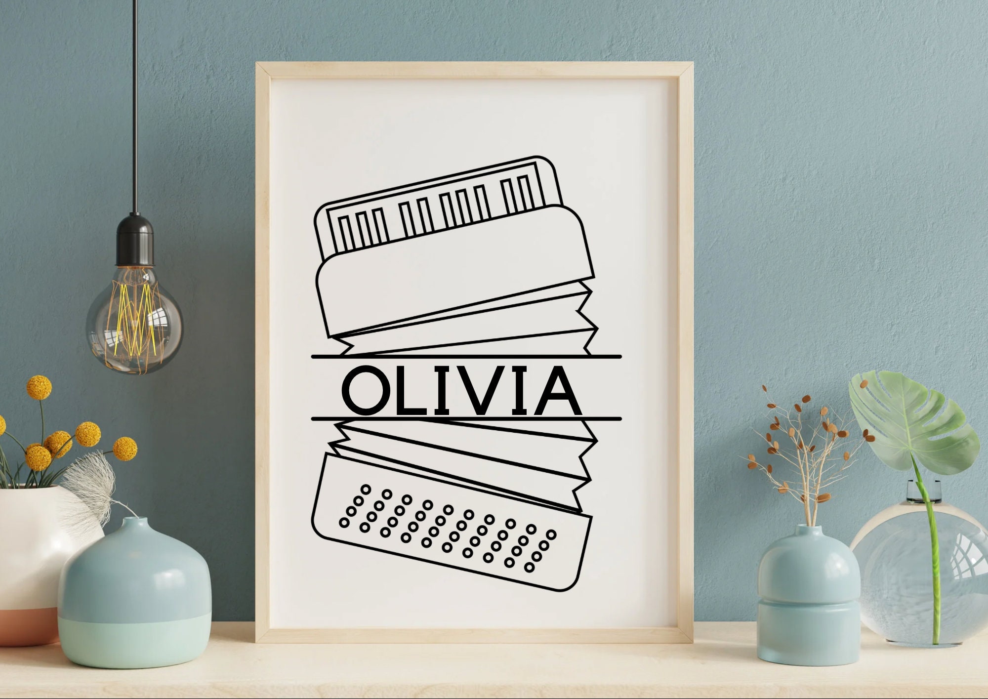 Accordion Svg, Laser Cut File, Wall Decor, Orchestra Svg, Instrument ...