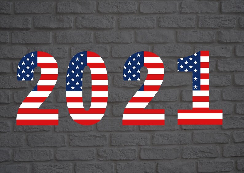 Number Svg American Flag Svg Number Print Number Stencil - Etsy