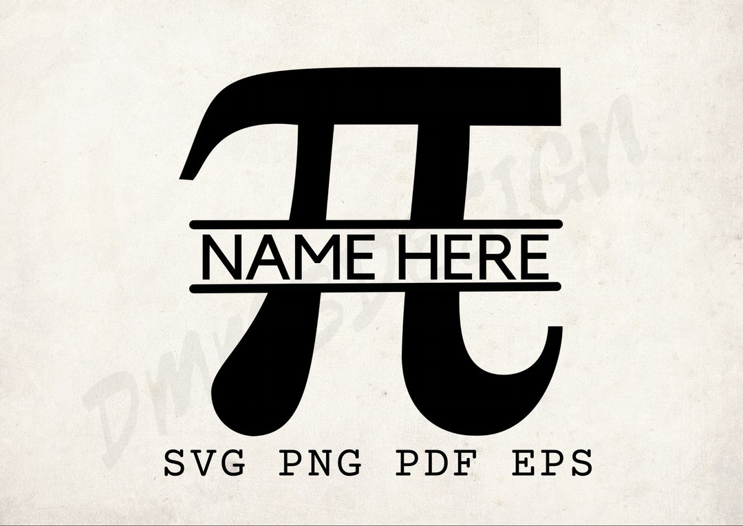 Pi Svg, Wall Art, Ornament Svg, Laser Cut File, Maths Svg, Mathematics ...
