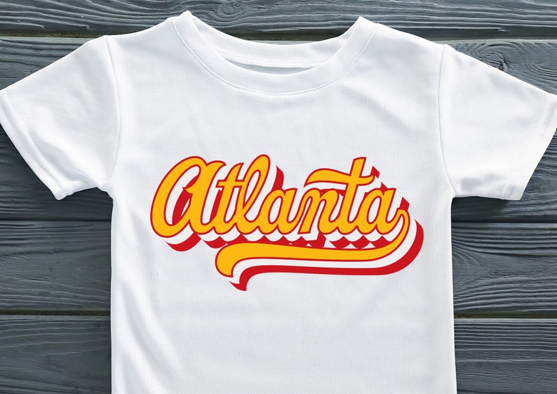 Retro Atlanta Svg Atlanta Png Atlanta Sublimation Atlanta - Etsy