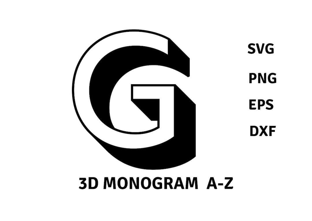 Monogram Svg, Monogram Font, Svg Files for Cricut, Monogram Letters ...