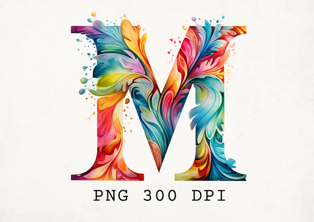 M Monogram Png, Letter M Png, M Template, Commercial Use, Initial Wall ...