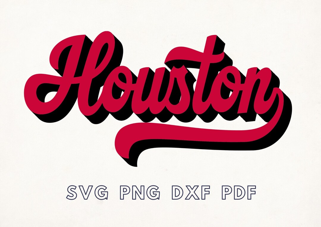 Houston Svg, Retro Houston Tshirt Svg, Houston Stencil, Houston Gifts ...