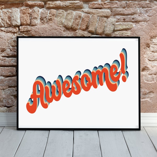 Awesome Print - Etsy