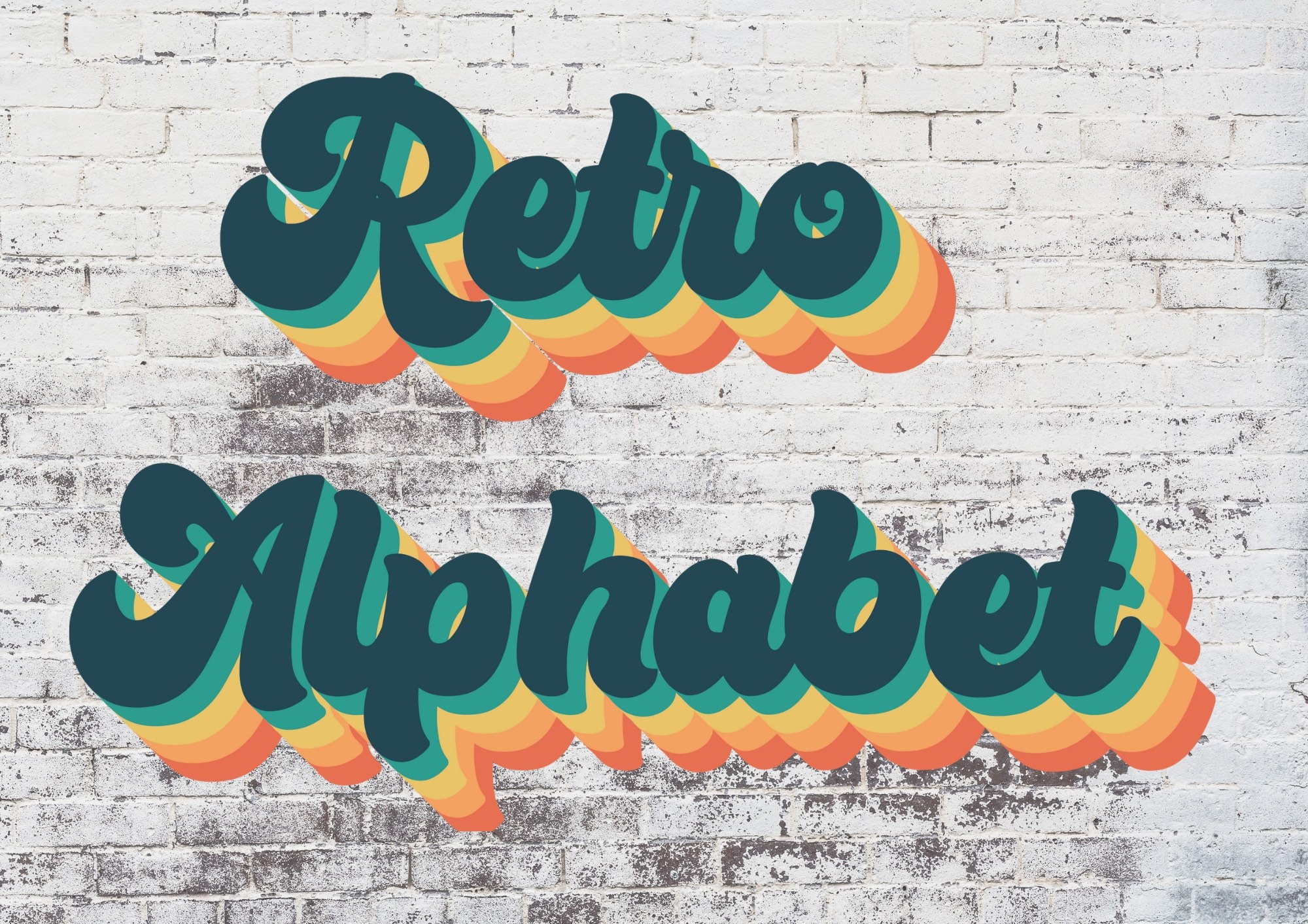 Retro Font Svg Vintage Font Svg Monogram Svg Retro - Etsy