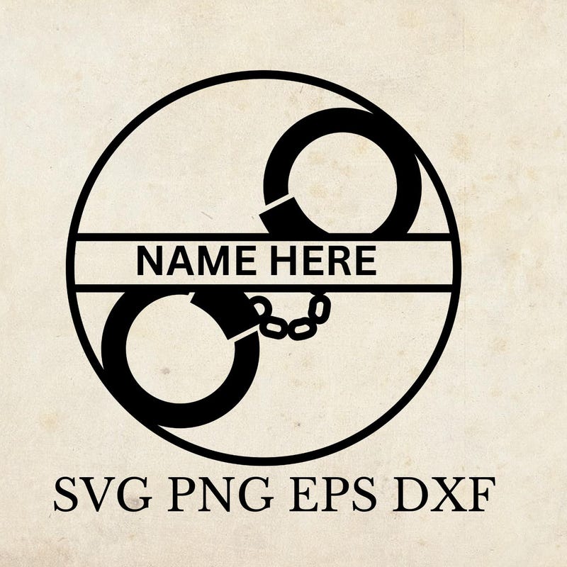 Handcuff Svg - Etsy
