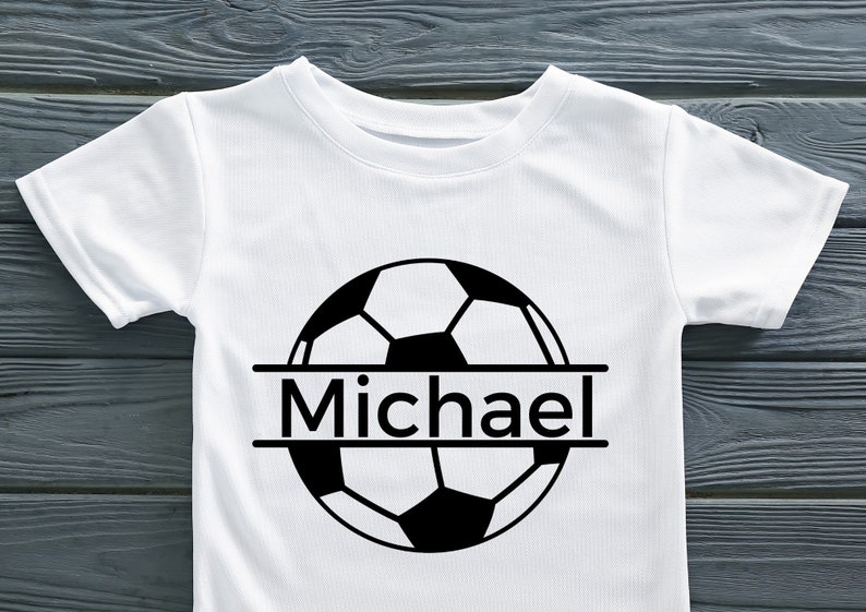 Split Soccer Svg, Soccer Wall Art, Soccer Ball Template, Personalized ...