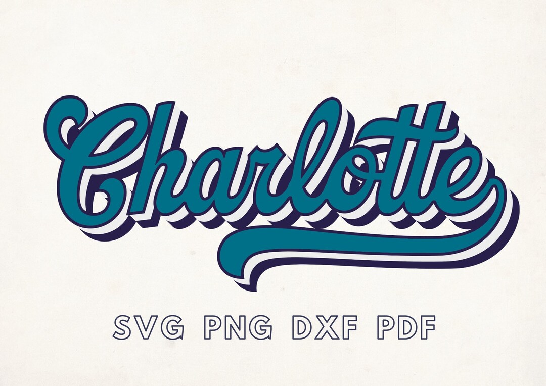 Charlotte Svg, Charlotte Stencil, Charlotte Template, Charlotte ...