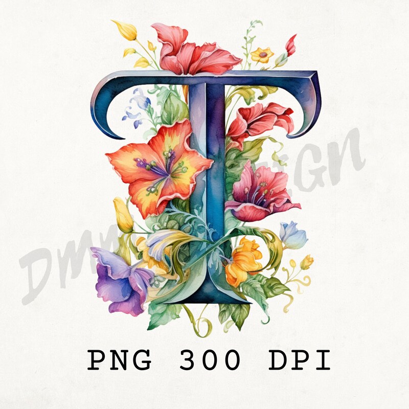 Monogram Letter T - Etsy