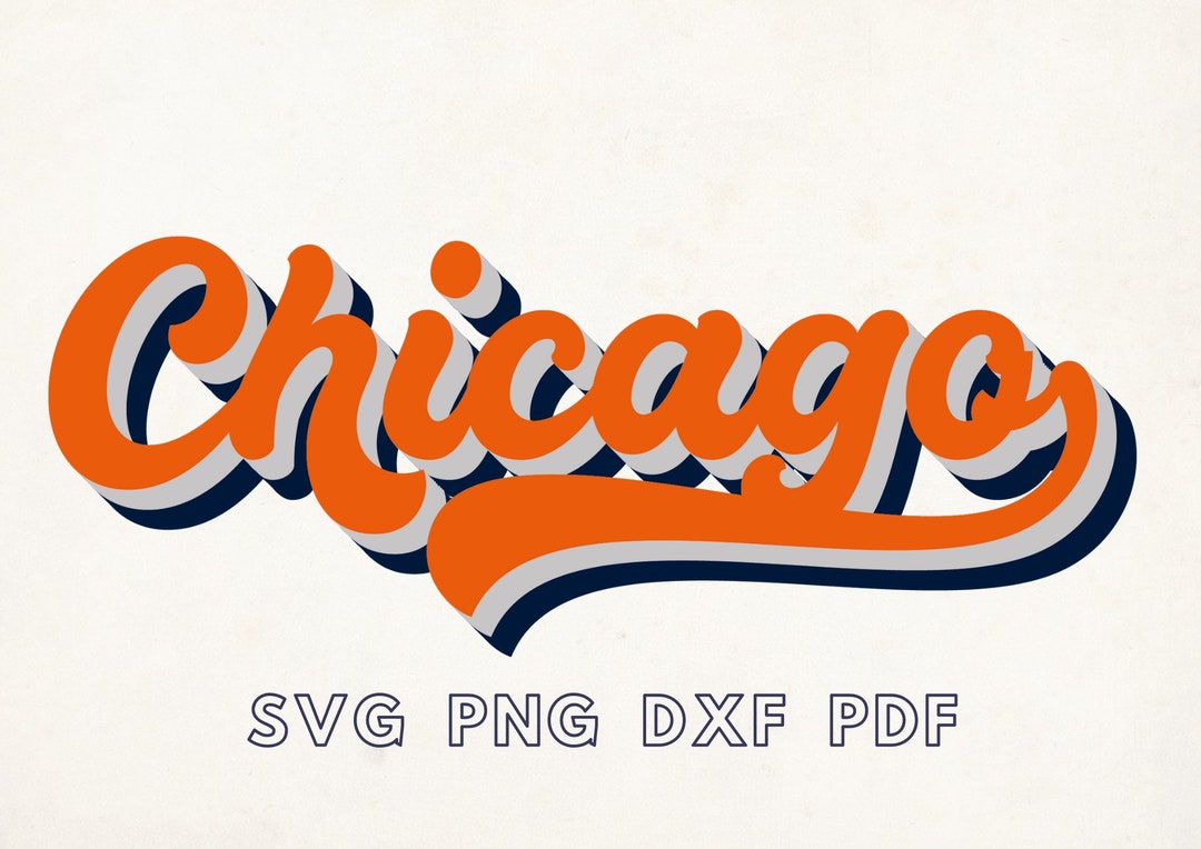 Retro Chicago Svg, Chicago Tshirt Svg, Football Svg, Chicago Png ...