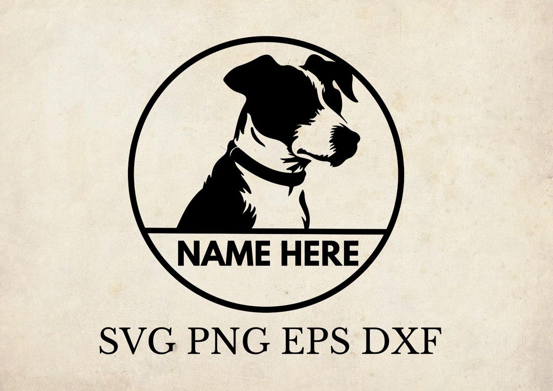 Jack Russell Svg, Dog Template, Animal Stencil, Custom Svg, Laser Cut ...
