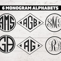 Monogram Svg - Etsy