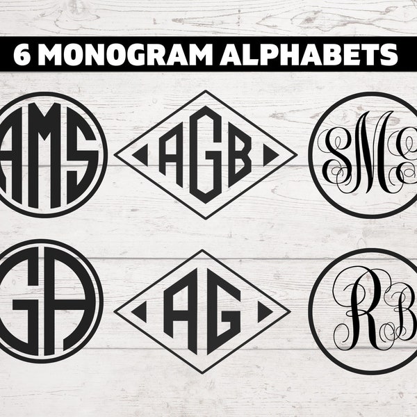 2 Letter Monogram - Etsy