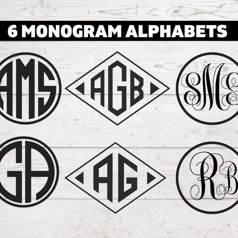 Monogram Svg - Etsy