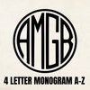 Script Font Monogram Svg, Monogram Alphabet Svg, Fancy Fonts Svg - Etsy