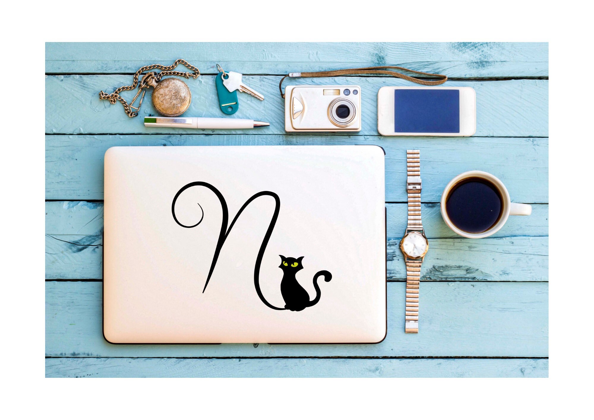 Monogram With Cat Svg Initials With Cat Svg Letters With | Etsy