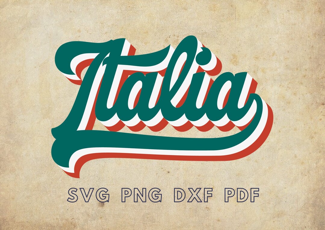 Italy Svg, Retro Italy Tshirt Svg, Italy Stencil, Italy Gifts, Italy ...