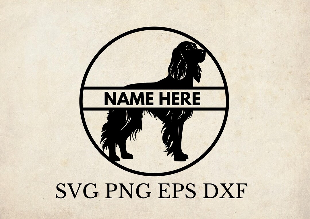 Irish Setter Svg, Ornament Svg, Laser Cut File, Dog Template Svg ...