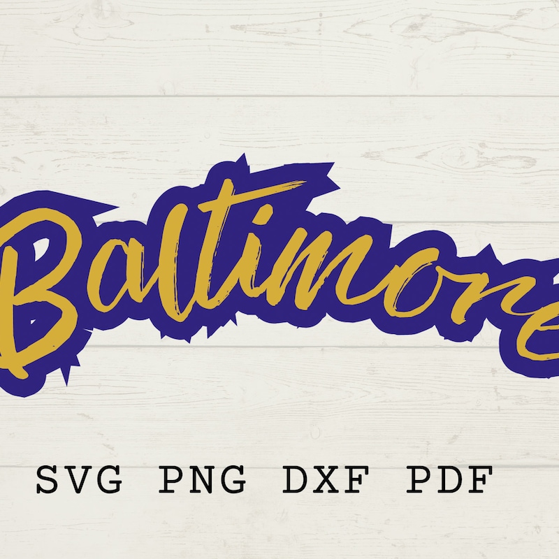 Baltimore Ravens Font - Etsy