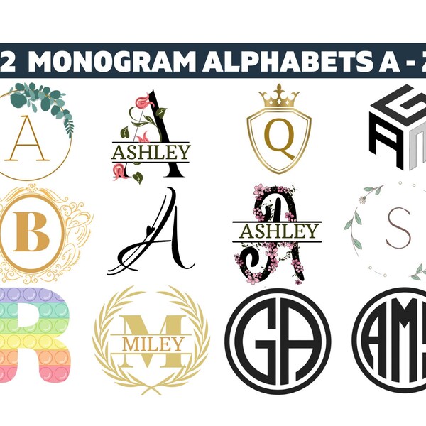 Monogram Crown - Etsy