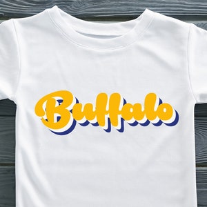 Buffalo Svg, Buffalo Png, Retro Font Svg, Buffalo Template, Buffalo ...