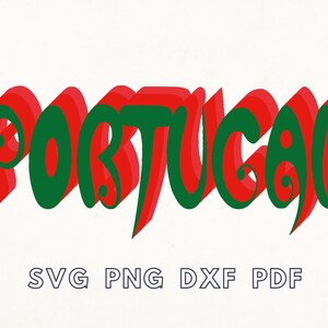 Portugal Svg, Portuguese Svg, Retro Font Svg, Portugal Template ...