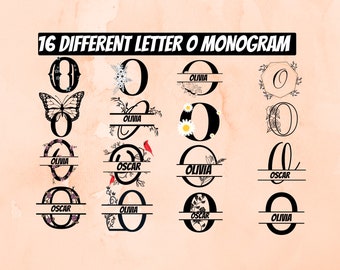Monogram Letter O | Etsy
