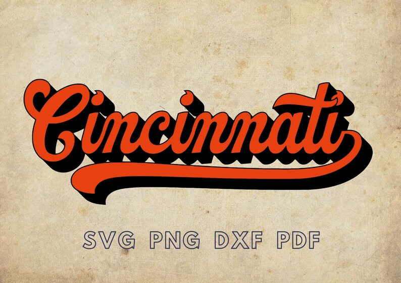 Cincinnati Svg Cincinnati Stencil Cincinnati Template - Etsy