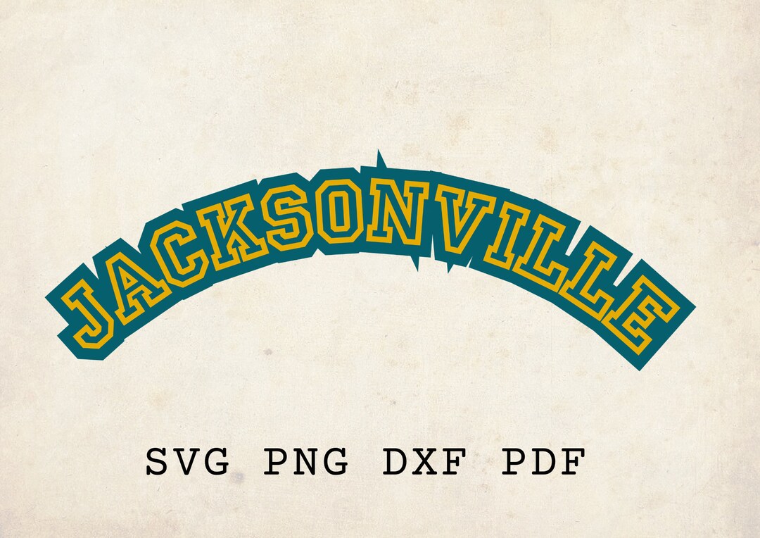 Jacksonville Svg, Jacksonville Stencil, Jacksonville Gift, Jacksonville ...