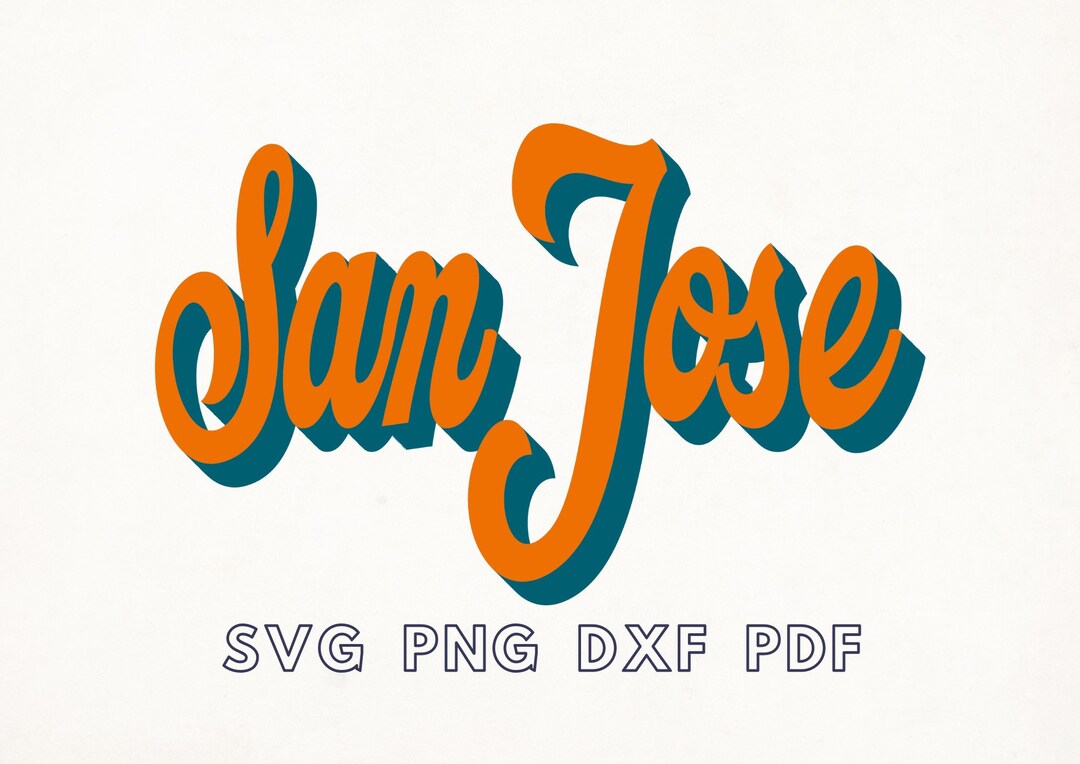 San Jose Svg, Retro San Jose Tshirt Svg, San Jose Stencil, San Jose ...