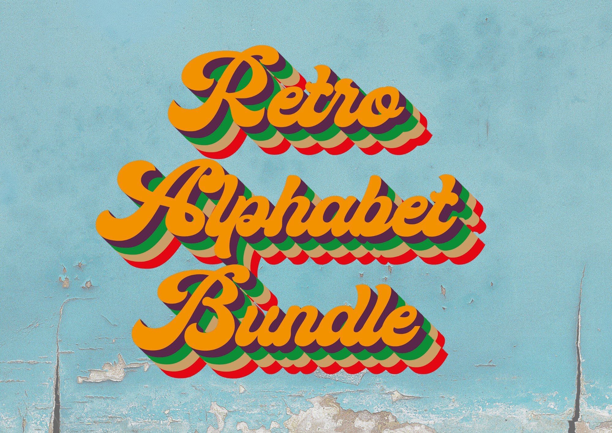 Retro Font Svg Bundle Vintage Font Svg Monogram Svg Fancy - Etsy España