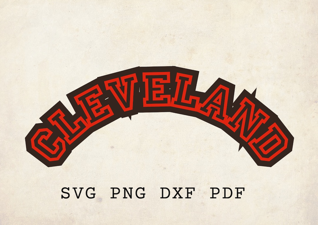 Cleveland Svg, Retro Cleveland Tshirt Svg, Cleveland Stencil, Cleveland ...