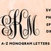 Monogram Svg Bundle, Floral Monogram Svg, Split Monogram Svg, Monogram ...