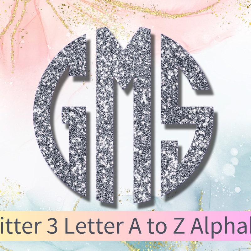 Circle Monograms - Etsy