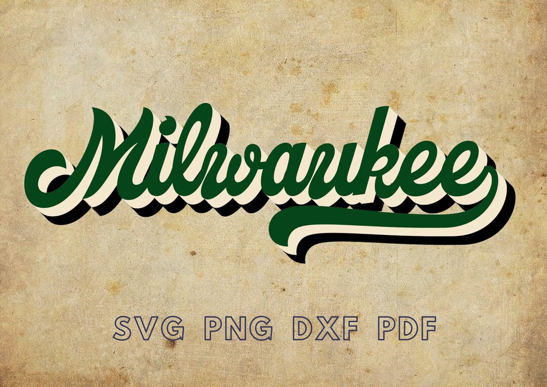 Milwaukee Svg, Retro Milwaukee Png, Milwaukee Stencil, Milwaukee Gifts ...